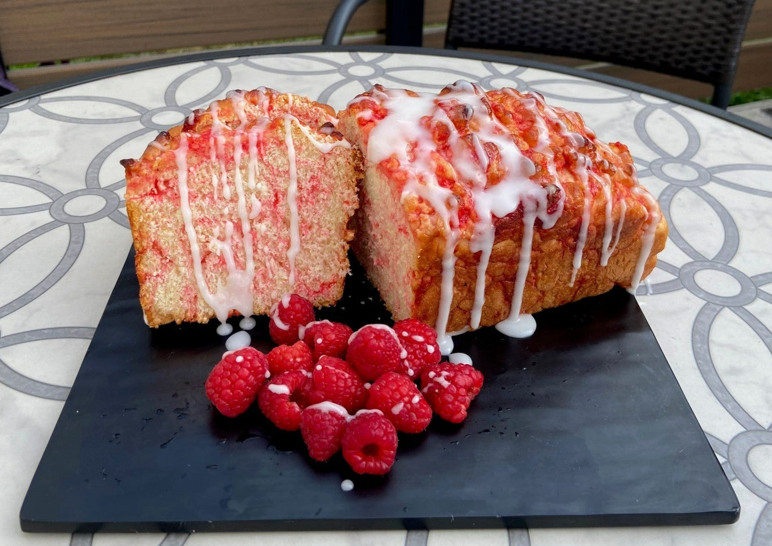 Raspberry Chunky Bread – La Boulangerie Marguerite